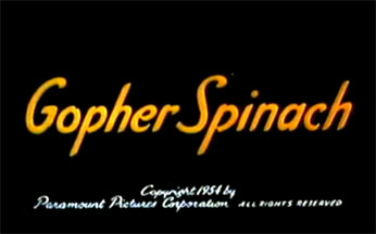 Popeye: Gopher Spinach* (1954)